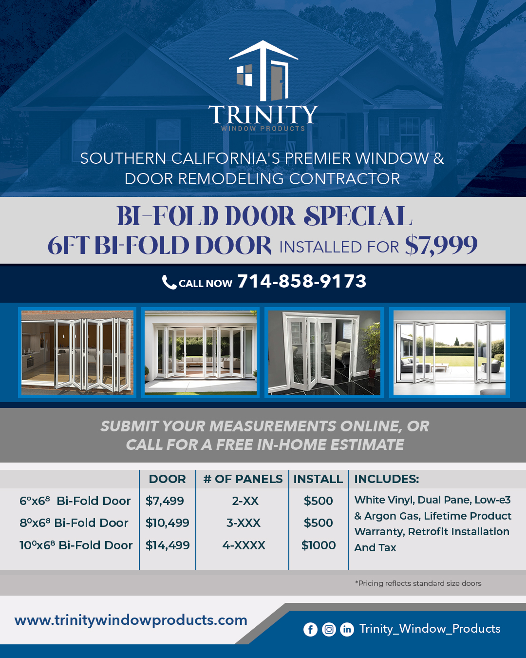 PROMOTIONS - Trinity Window Products